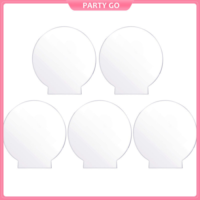 LED Lamp Board Acrylic Light Plate Clear Circle Stands for Display ...