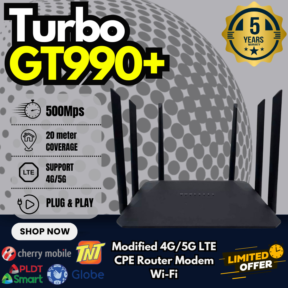 NEW 2024 Turbo GT990+ Modified 4G/5G LTE CPE Router Modem Wi-Fi ...