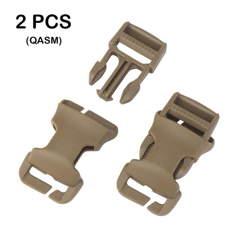 2PCS/Set New Type Vest Buckle 1 Inch Pom Quick Attach Molle Bukle ...