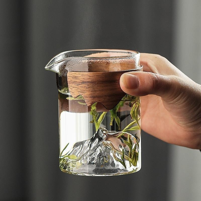 Guanshan Clear Glass Fair Cup /Glass Tea Divider /Japanese Style Heat ...