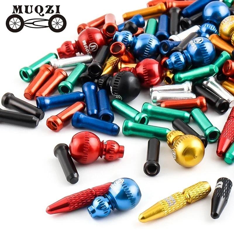 MUQZI Cable End Tips Bike 4mm 5mm Alloy Derailleur Cable End Caps For ...