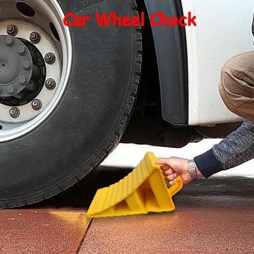 Truck Car Wheel Chock Plastic Non-Slip Stopper Truck Retainer Portable ...