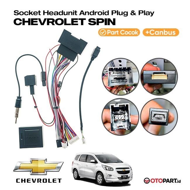 Chevrolet Spin + Canbus Android Head Unit PNP Cable Socket | Shopee ...