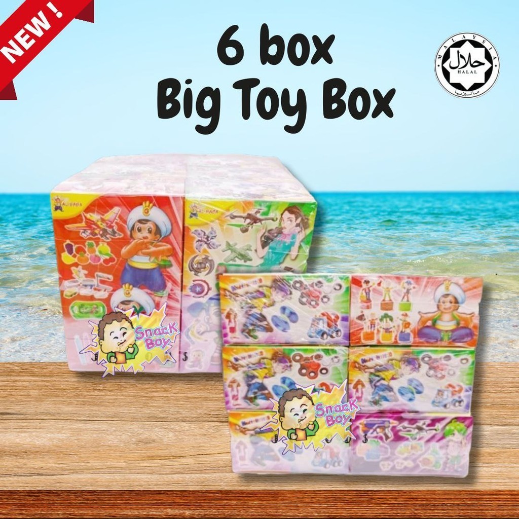 6pcs Big Toy Box Mainan / Kotak Mainan Besar | Shopee Malaysia