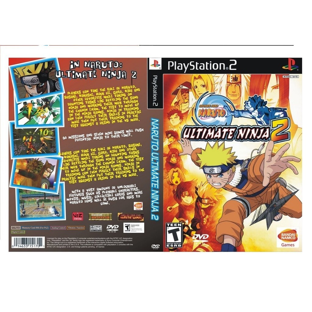 （PS2 Games CD DVD）PS2 Naruto Ultimate Ninja 2 (DVD Game) | Shopee Malaysia