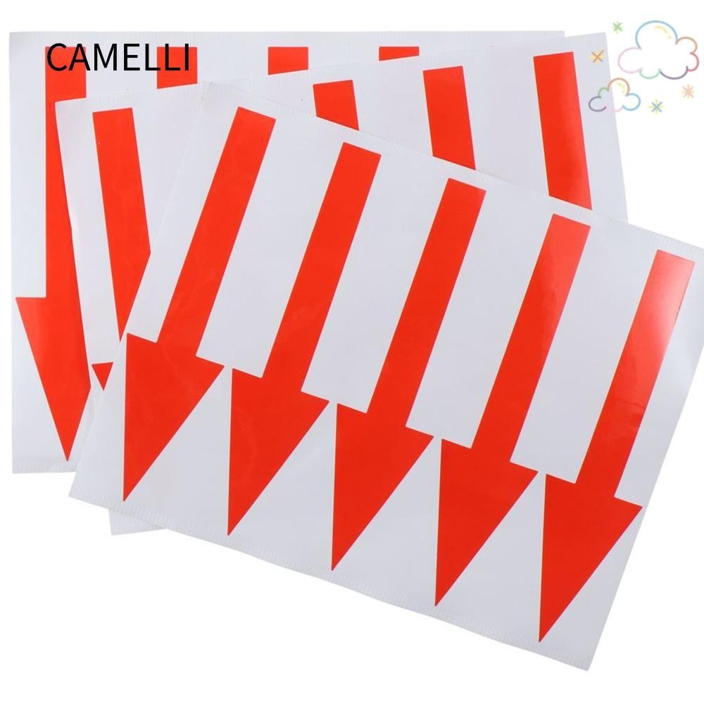 CAMELLI Long Arrow Pipeline Label, 6 Inch PVC Adhesive Direction ...