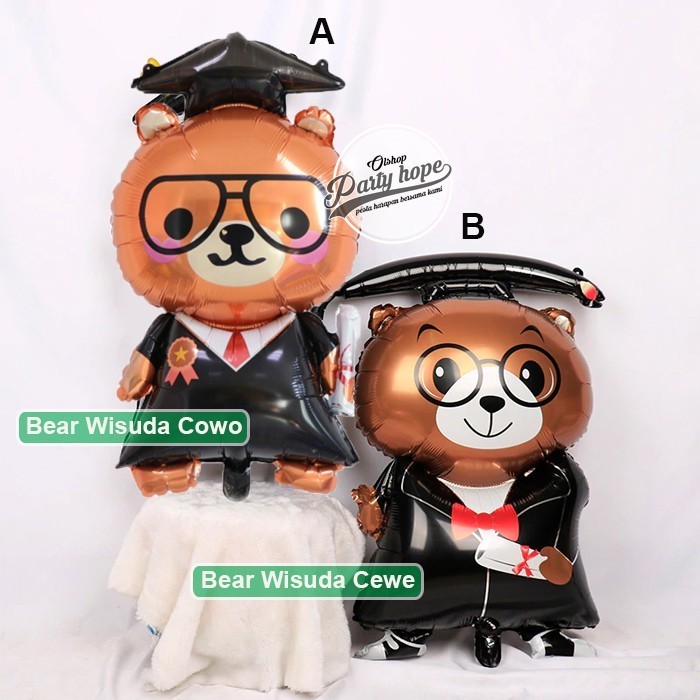 Bear doctor jumbo Graduation Balloons/Graduation foil Balloons/body ...