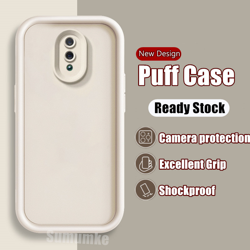 For OPPO Reno CPH1917 6.4 inch Skin-sensation Soft Silicone Puff Case ...