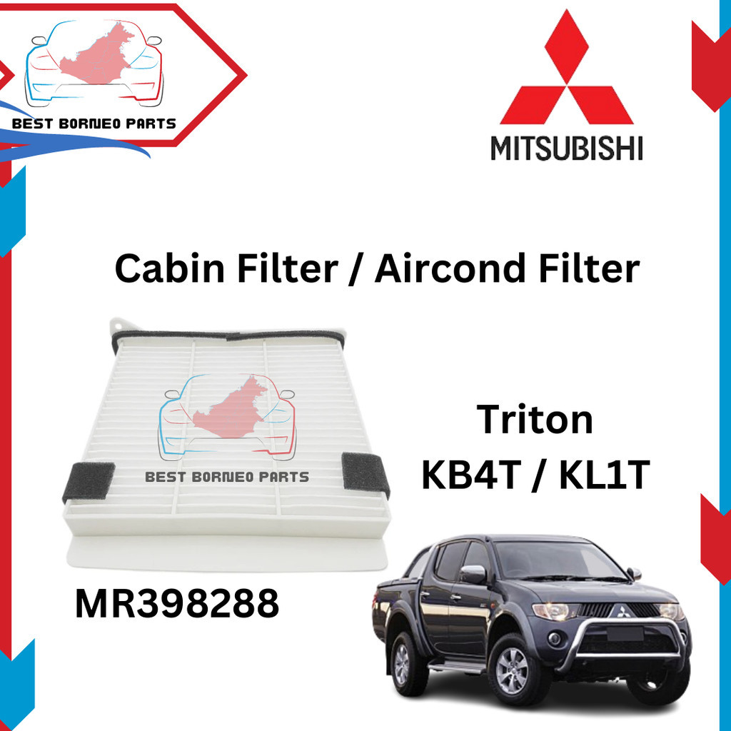 Cabin Filter Aircond Filter Penapis Aircond MR398288 MITSUBISHI TRITON ...