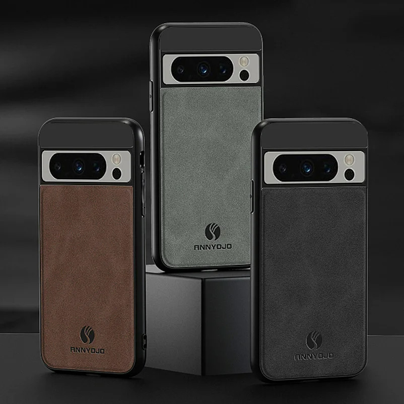 Leather Casing For Google Pixel 8 7 Pro 4G 2024 Case Matte Soft TPU ...