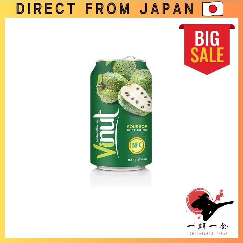 Vinut Red Hair Lotus Juice 330ml x 24 cans Sour Sop Juice Soft Drink | Shopee Malaysia