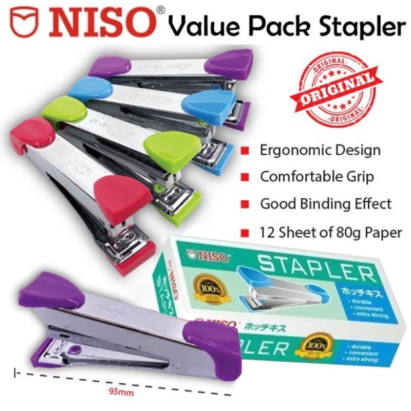 Office Stapler HD-10 Random Color Use Max No.10-1m Staples Stationery ...