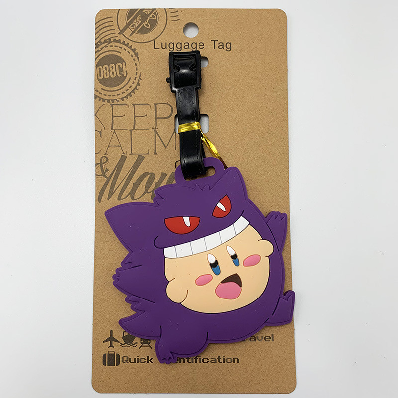 New Style Ready Stock Luggage Tag Tow Tag Pokémon Pokemon Gengar Little ...
