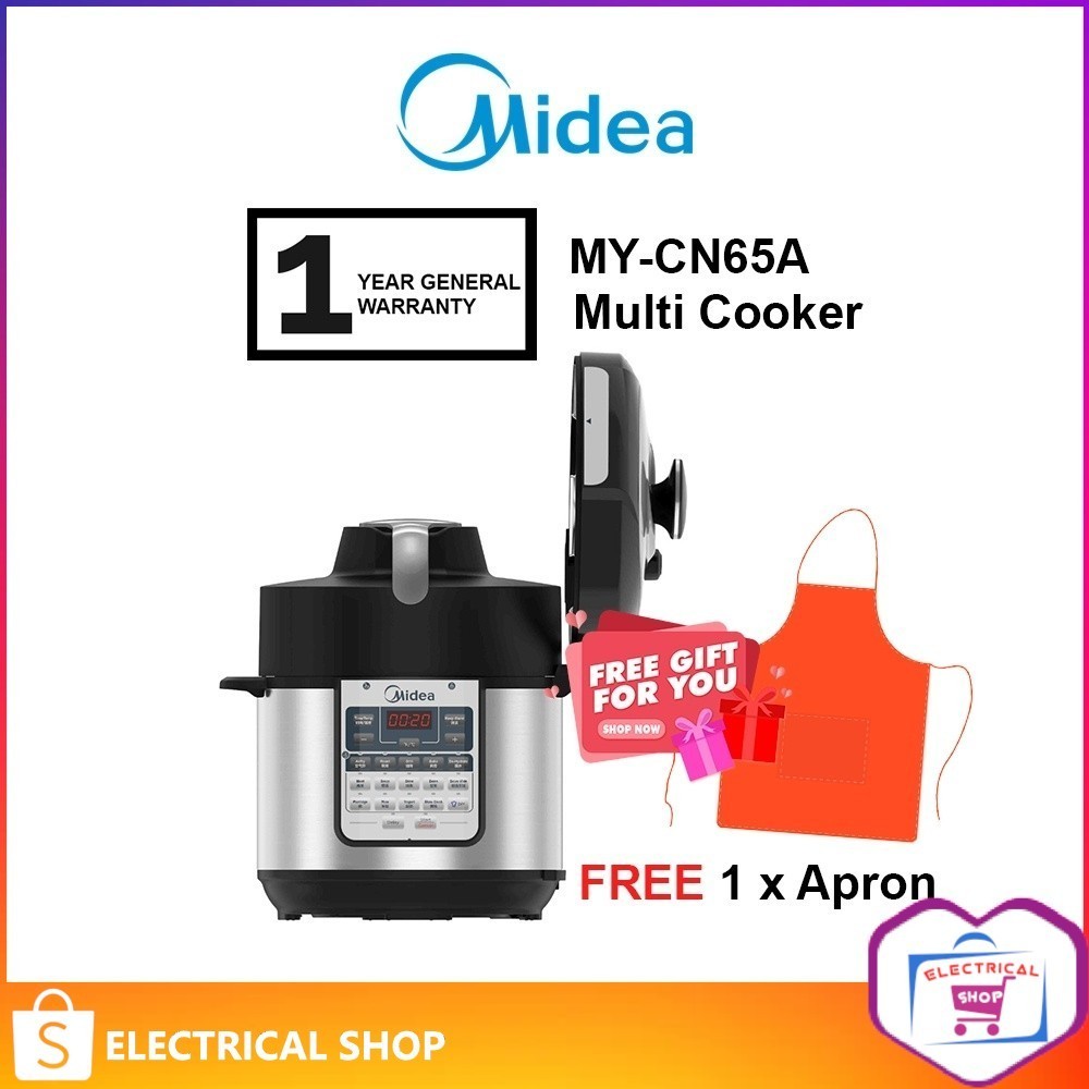 Midea 2 In 1 Airfryer/Multi Purpose Pressure Cooker (5.7L) MY-CN65A ...