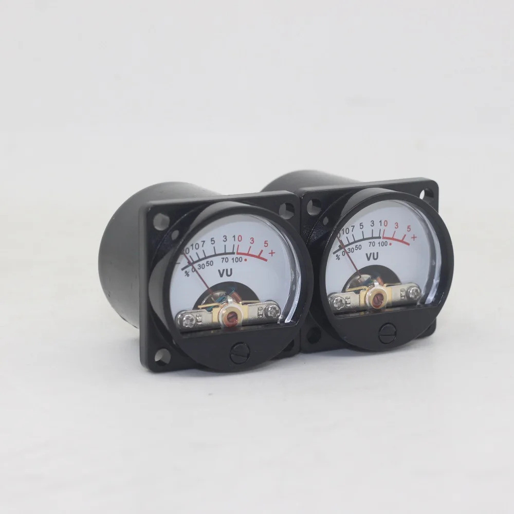 34mm VU Meter Radio Meter Head Tube Amplifier with Warm Backlight 6-12V ...