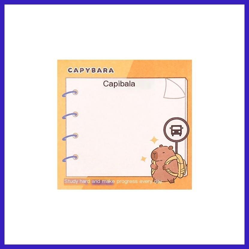 Capybara Sticky Notes Capybara Reusable Sticker Aesthetic and Practical ...