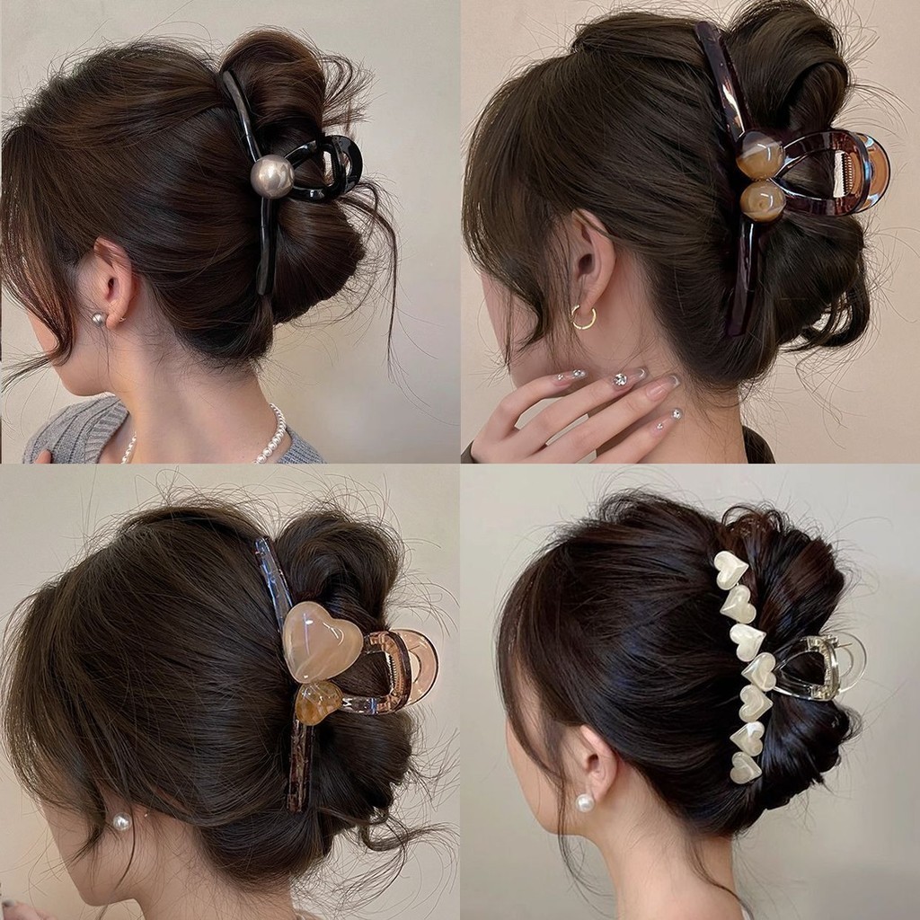 2024 New Style Spring Summer Grab Clip Large Shark Clip Not Loose High ...
