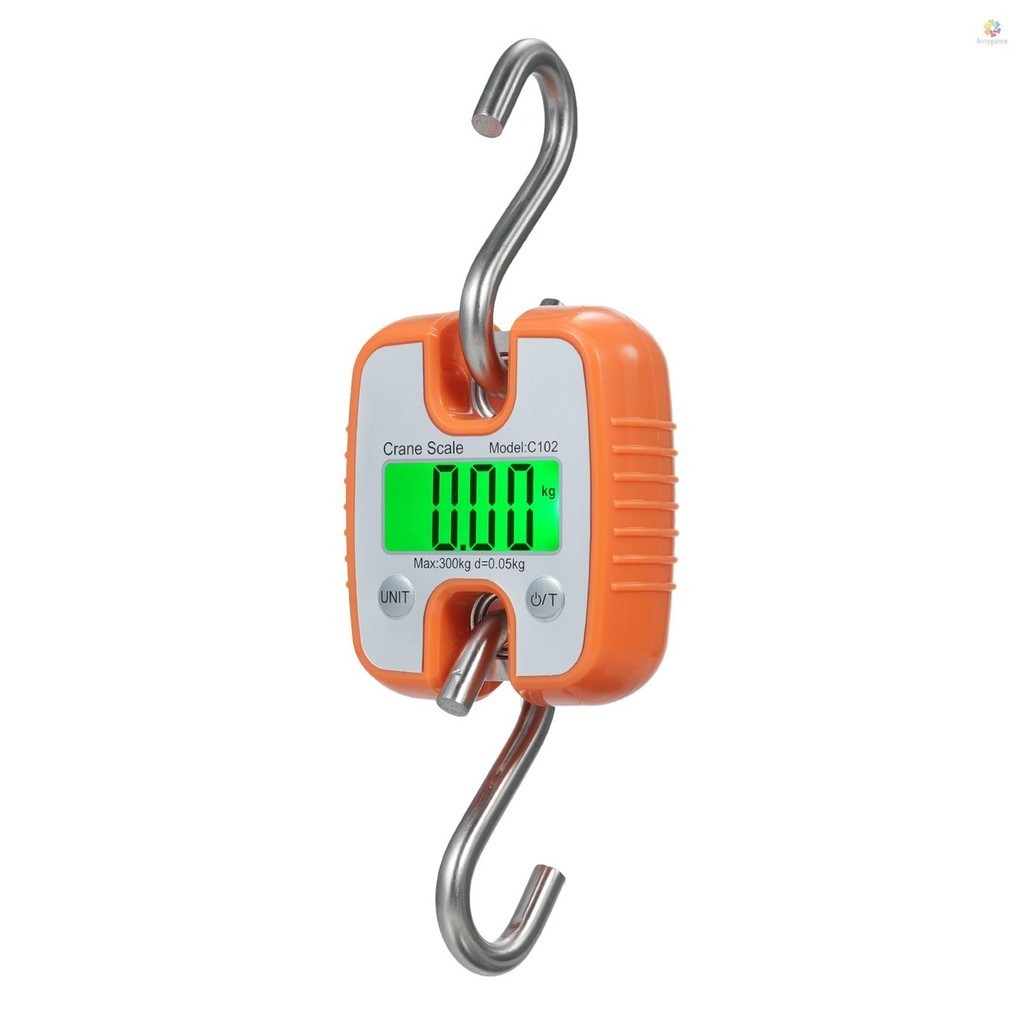 Mini Digital Crane Scale 300kg Hanging Scale High Precision Handheld S ...