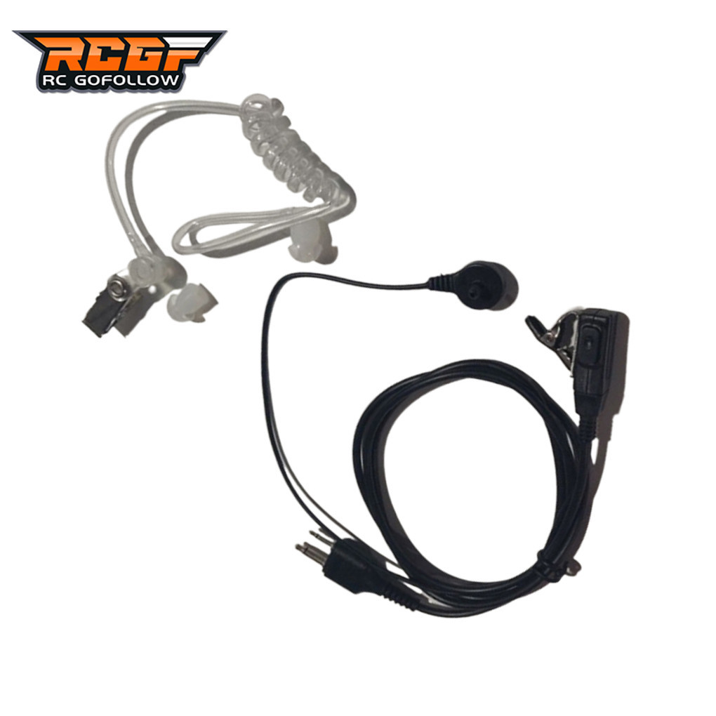 1/2/3/5 Receive Earpiece 2-Way Radio External Headset Audio Headphone ...
