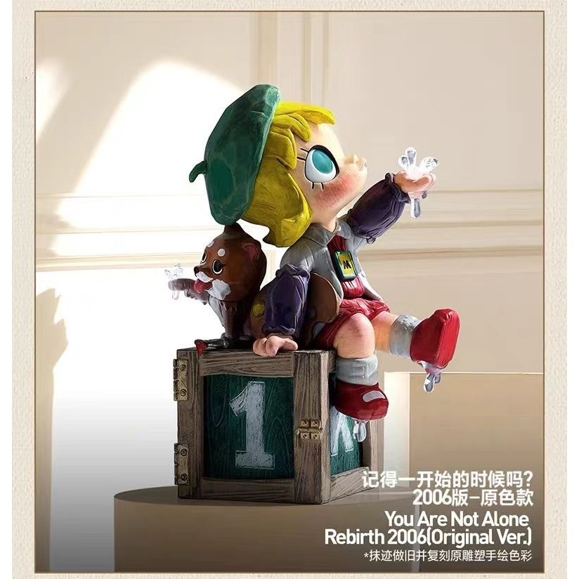 Official Genuine POPMART MOLLY Anniversary Sculpture Classic Return 2 ...