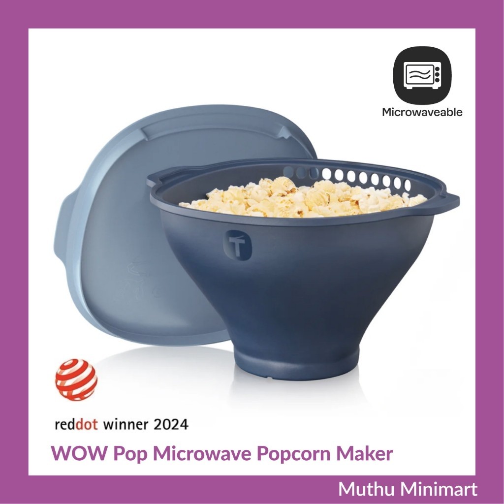 Original Tupperware | WOW Pop Microwave Popcorn Maker Popcorn Bowl ...