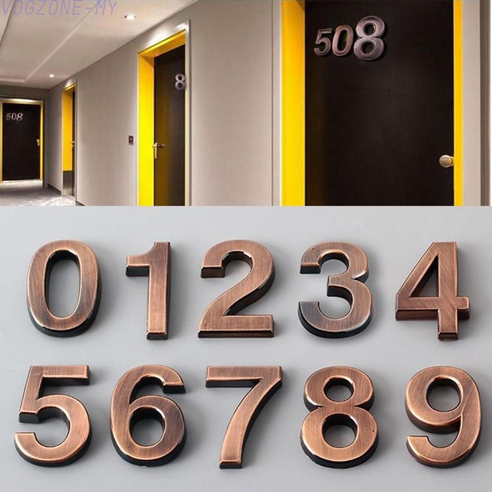 ⭐ BIG DISCOUNTS⭐ Easy to Find 3D House Number Sign for Outdoor Rust ...