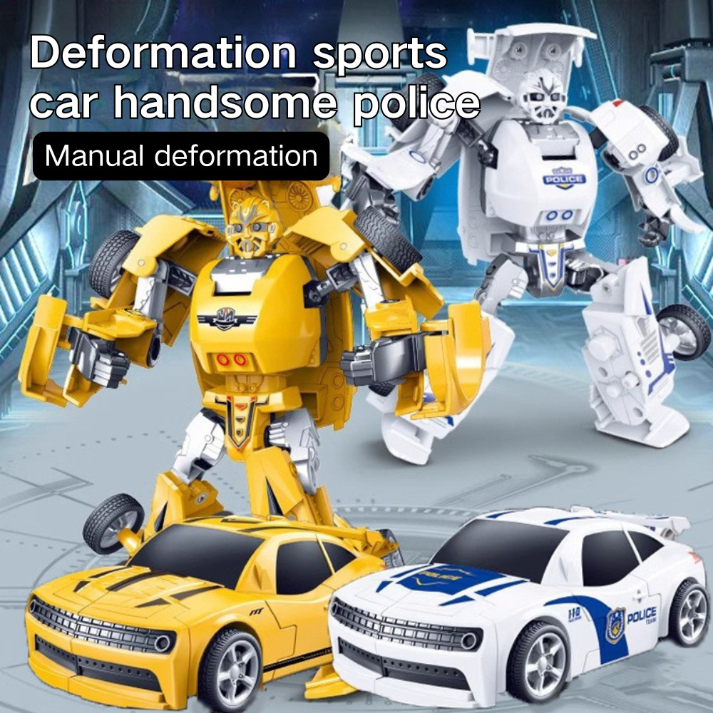 2 in 1 Transformerbot Model Car Autobot Model Transform Robot Kids Toy ...