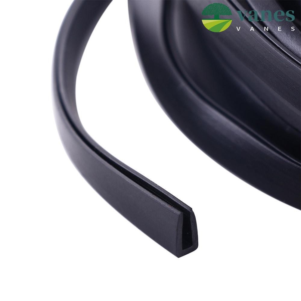 VANES Rubber Strip U-shape Sealant Protector Noise Insulation ...