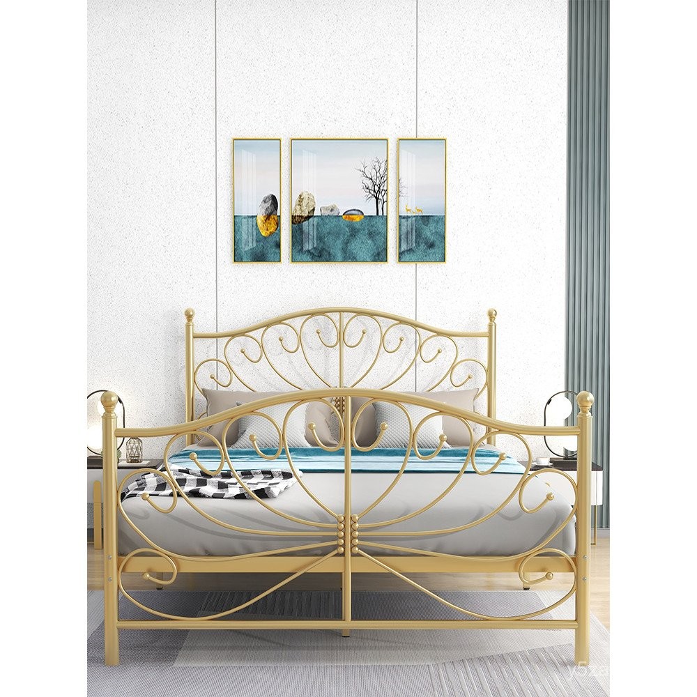 Katil Besi Puteri Minimalis Moden Nordic 1.5m Double 1.8 Sewa Rumah ...