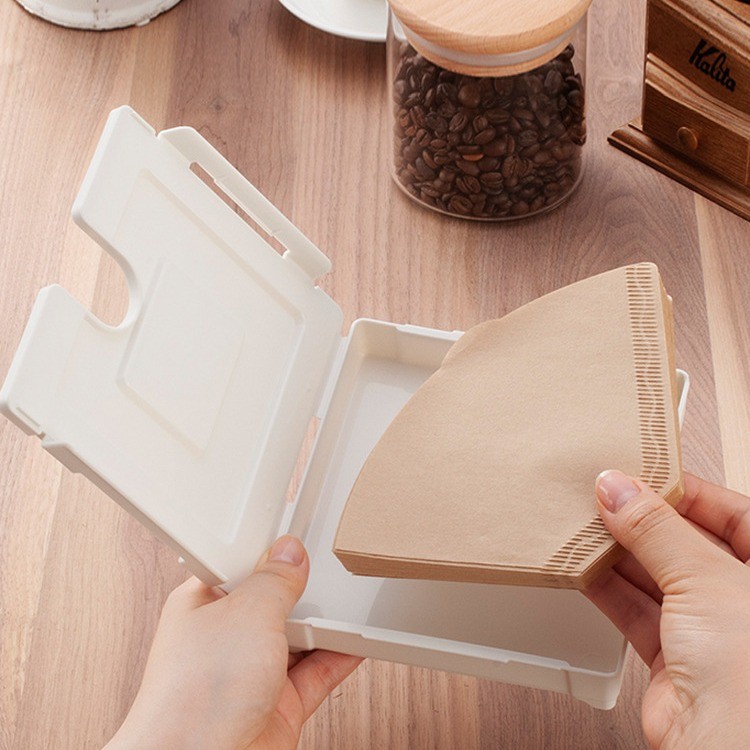 Japan Imported Coffee Filter Paper Storage Box Refrigerator Sticker ...