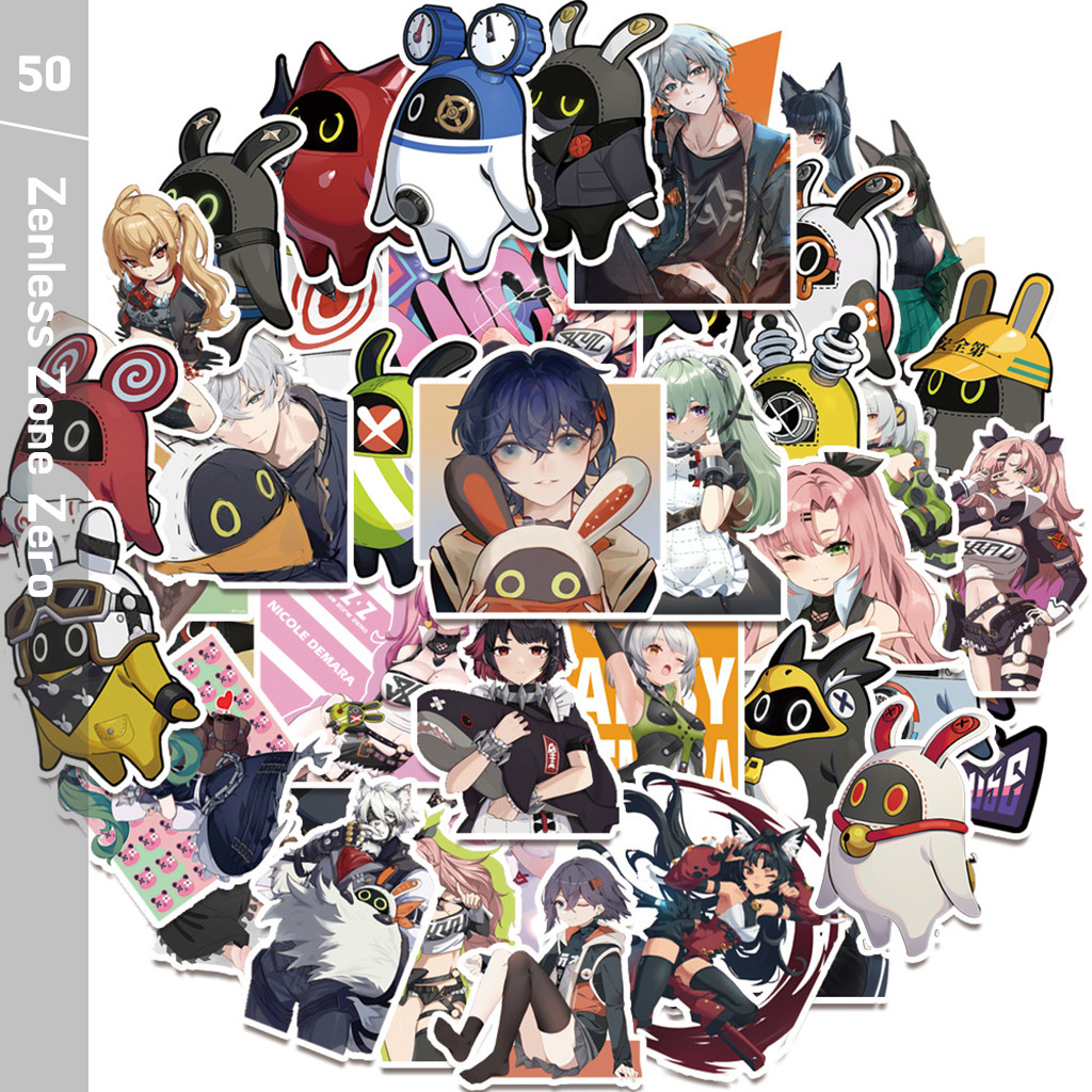 Y&P| Zenless Zone Zero Stickers Set Video Games Graffiti Waterproof ...