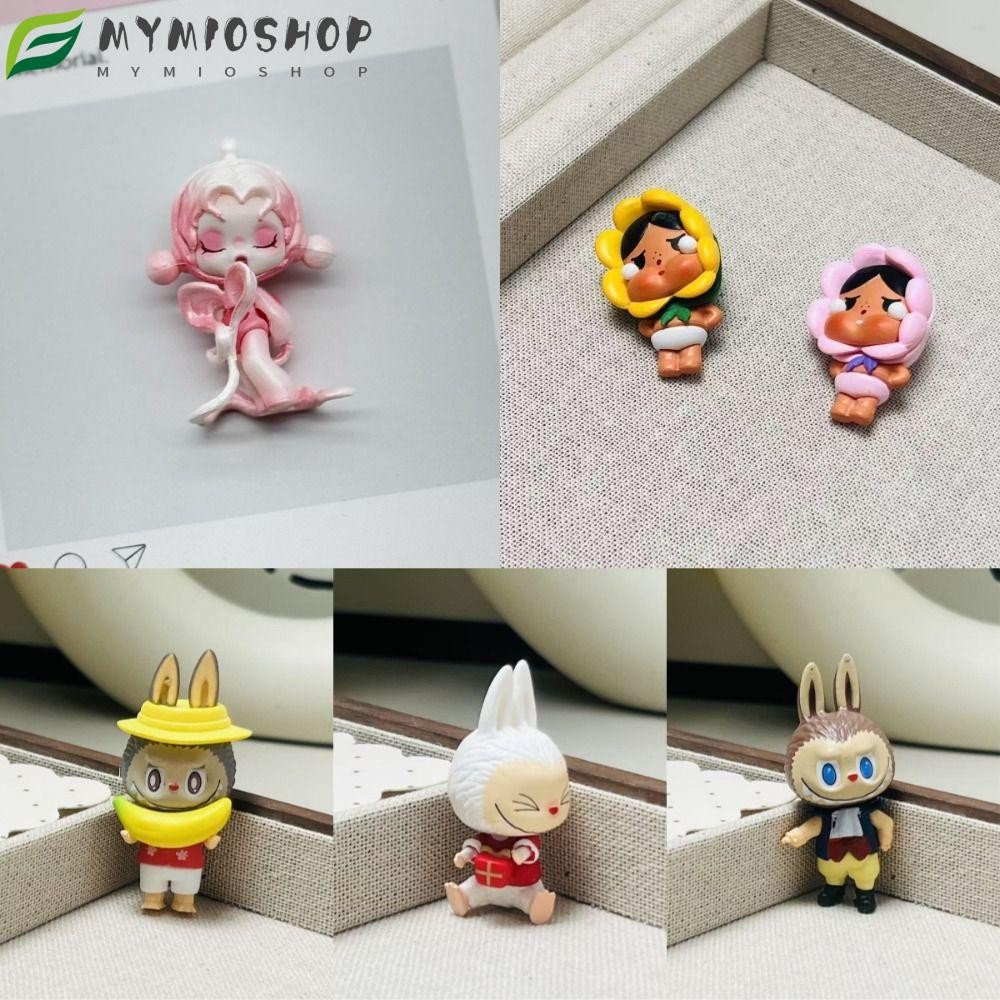 MIOSHOP Mini Ornaments, Amusement Park Collection Series Crybaby Labubu Box, POPMART Skullpanda ...