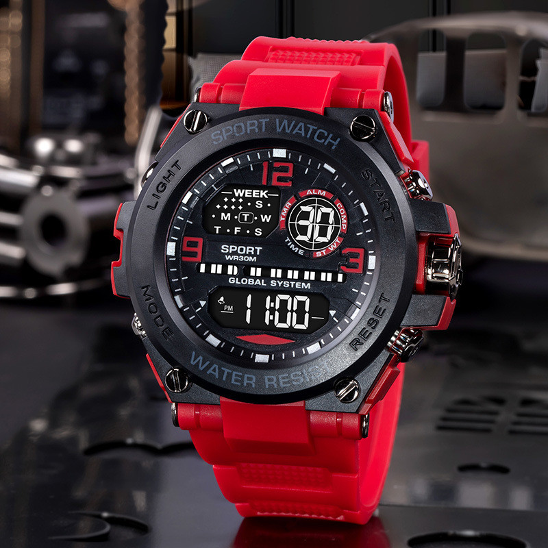 Stylish Multi-Function Sports Watch - Luminous Chronograph Alarm for ...