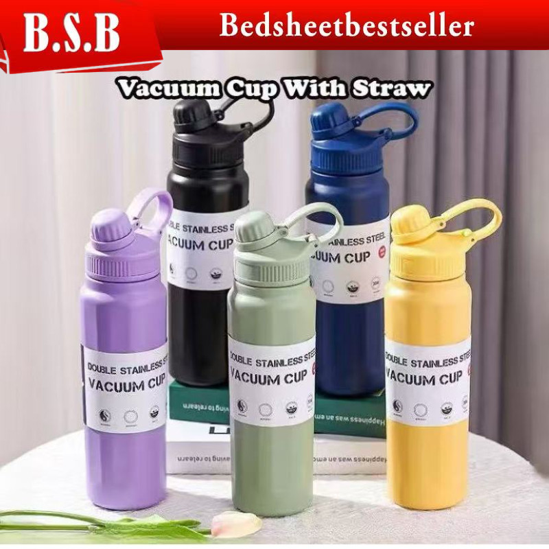 840ml Thermos Bottle Portable Double Vacuum Thermos Flask Stainless ...