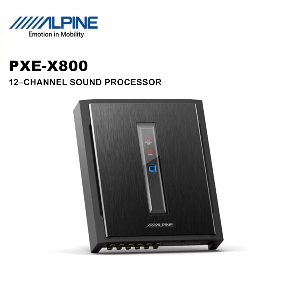 ALPINE PXE-X800 DSP SOUND SYSTEM 12–CHANNEL PREMIUM SOUND AUDIO ...