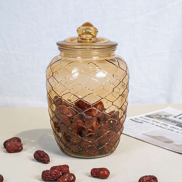 balang kuih raya kaca set balang plastik L073 balang kaca kedap tebal ...