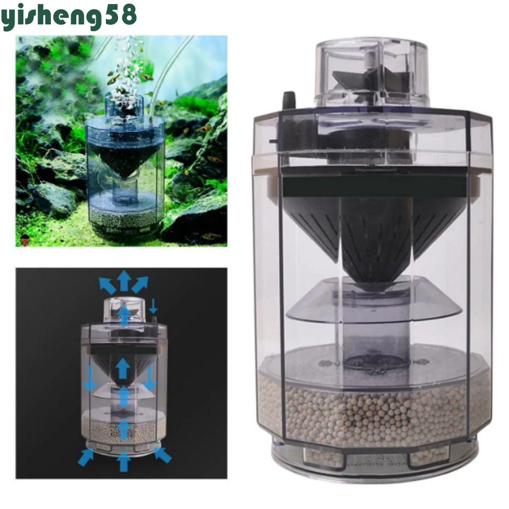 YISHENG Fish Poop Collector, Automatic Plastic Fish Stool Suction ...