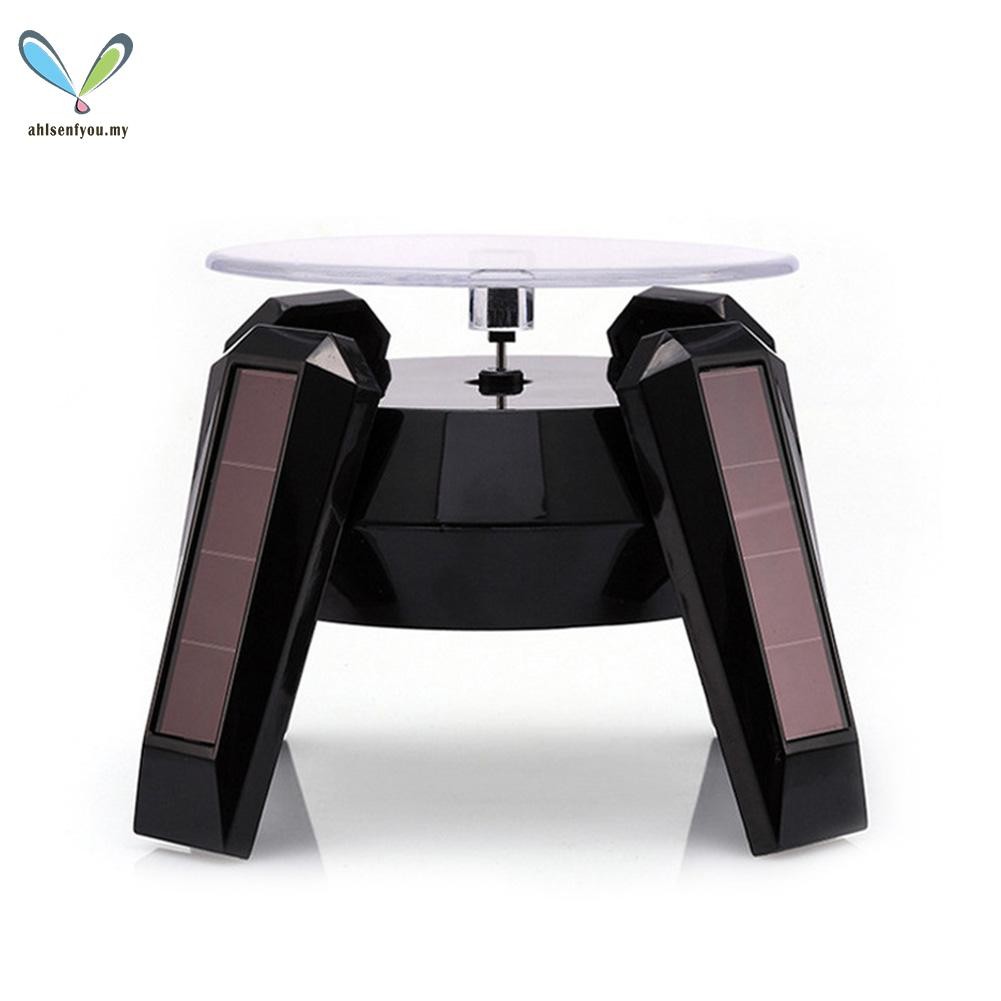 Solar Display Stand Rotating Turntable Solar Rotating Display with LED ...