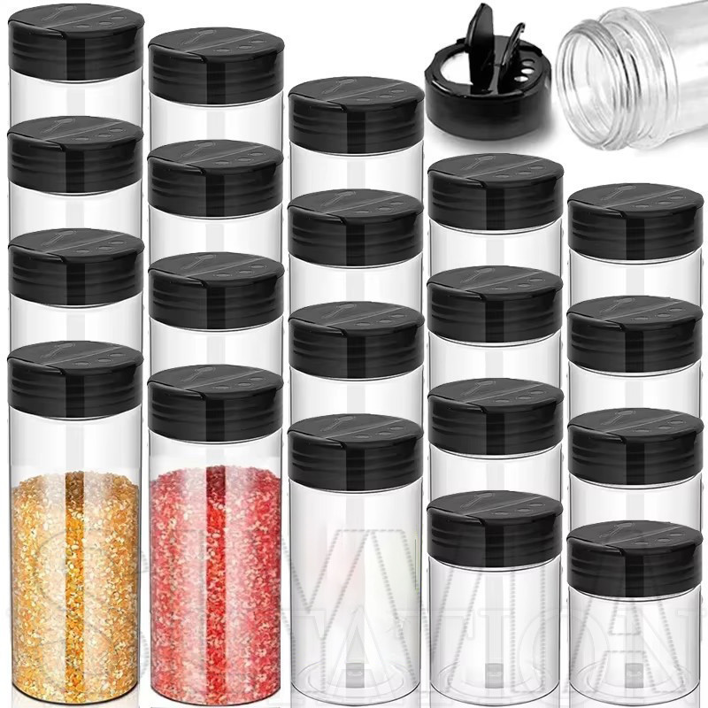 SLXC-60-900ml Double Flip Butterfly Lid Seasoning Jar - Salt Sugar ...