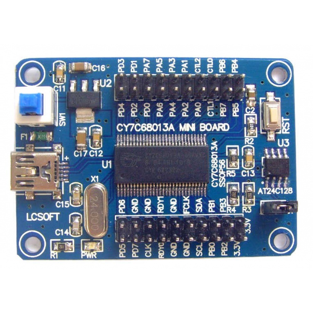 EZ-USB FX2LP CY7C68013A USB Core Board Development Board USB Logic Analyzer with I2C Serial SPI ...