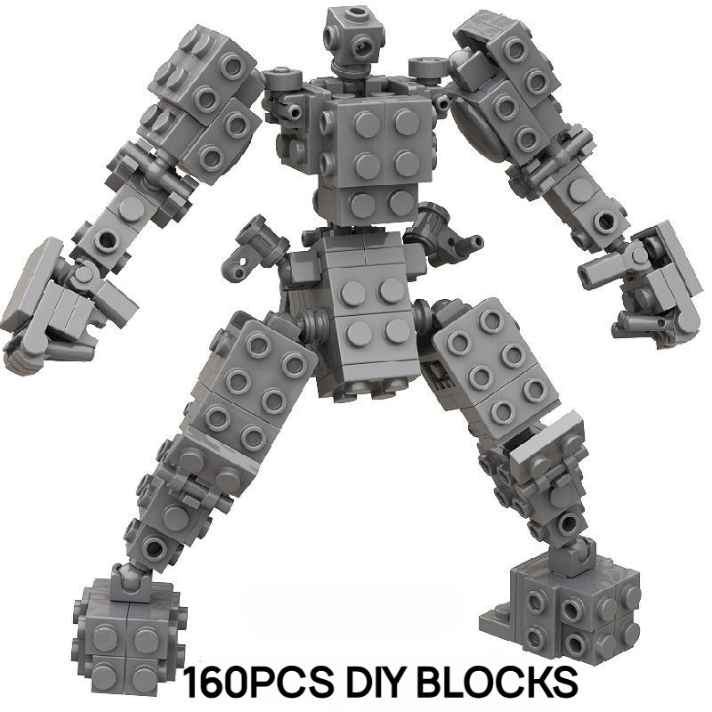 Mecha Building Blocks Multi-jointed Full-body Movable Building Block ...
