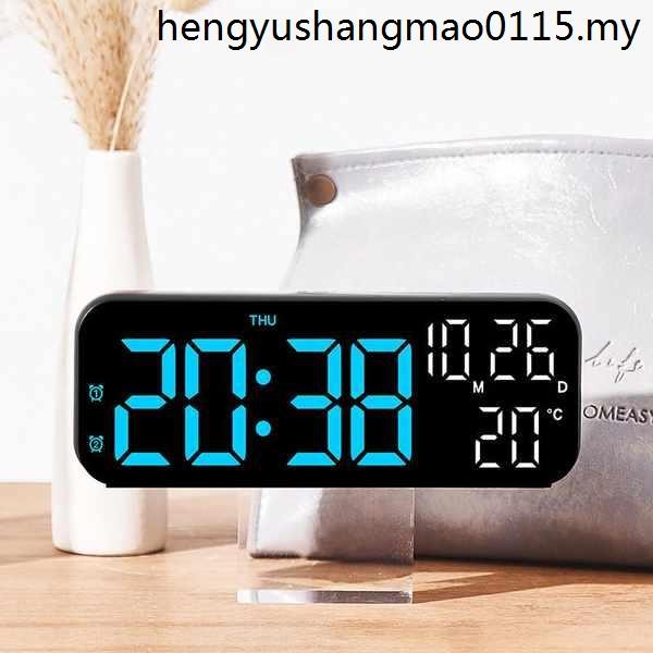 Influencer led Digital Calendar Small Alarm Clock Desktop Table ...