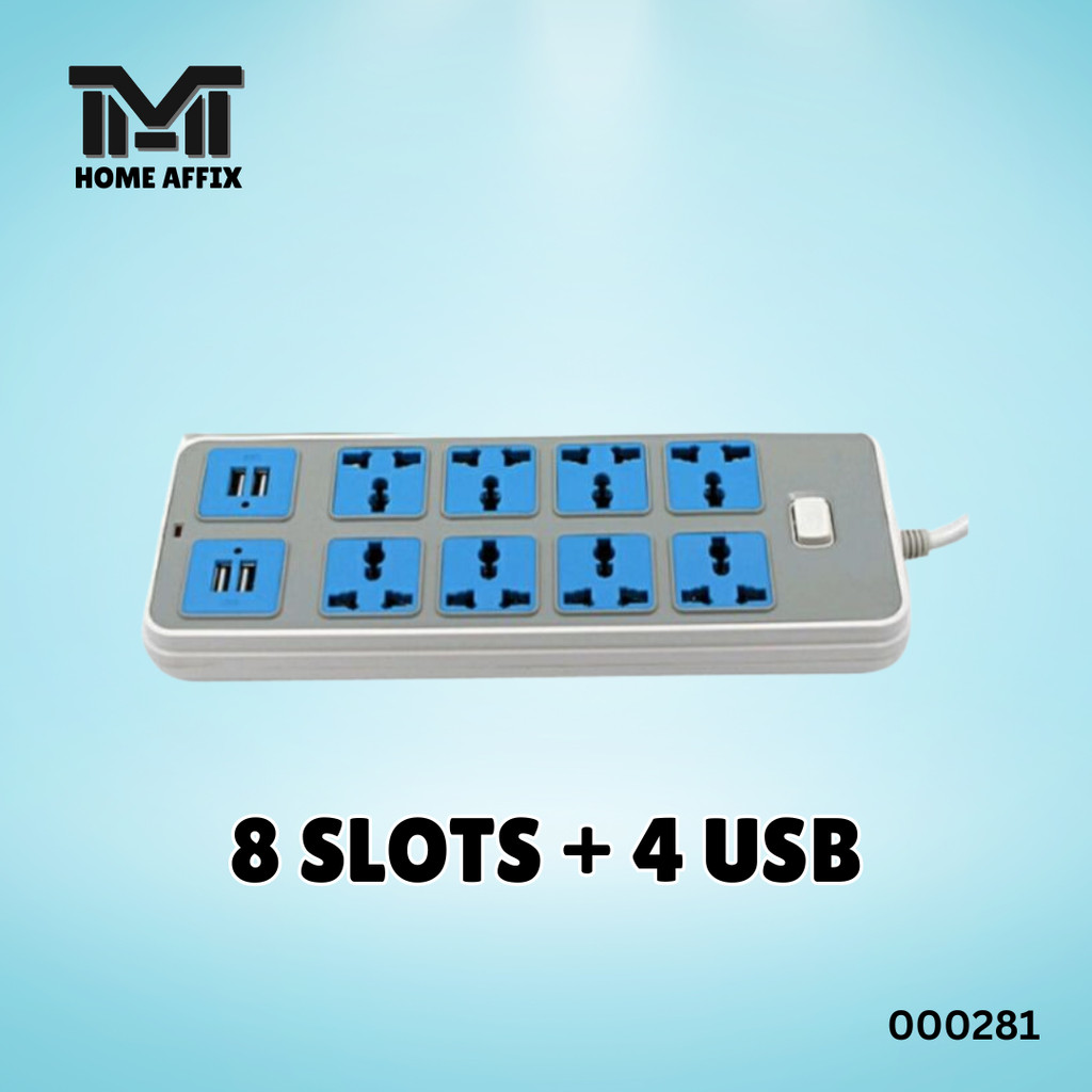 UK Plug 16A 3000W Power Strip Surge Protector Universal Plug Socket ...