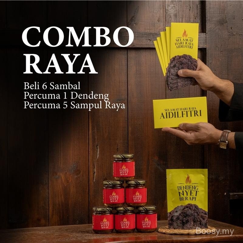 [COMBO RAYA SAMBAL] Beli 6 Sambal Nyet + Percuma 1 Dendeng Nyet & 5 ...