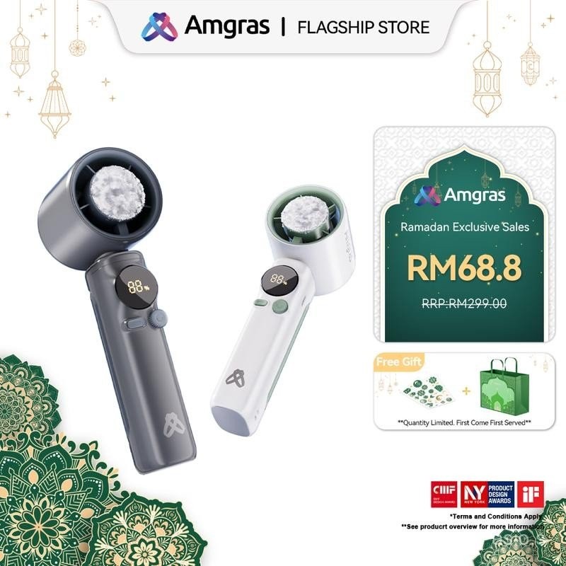Amgras MetaHeld Fan Pro Portable Turbo Fan High Speed kipas mini fan ...