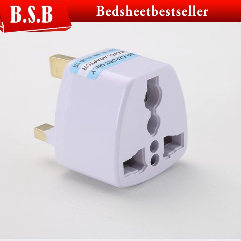 B.S.B 3 Pin Tourism Converision Plug Universal Adapter British Socket ...