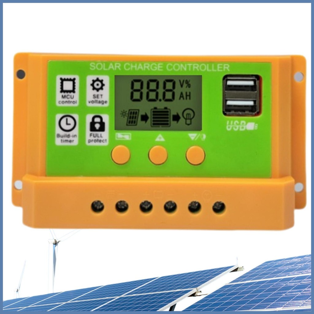 Solar Charge Controller Inverter 30A PWM Automatic Solar Panel Inverter ...
