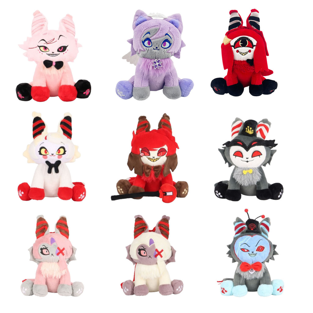 Hazbin Hotel Plush Toys Charlie, Vaggie, Alastor Soft Cute ...