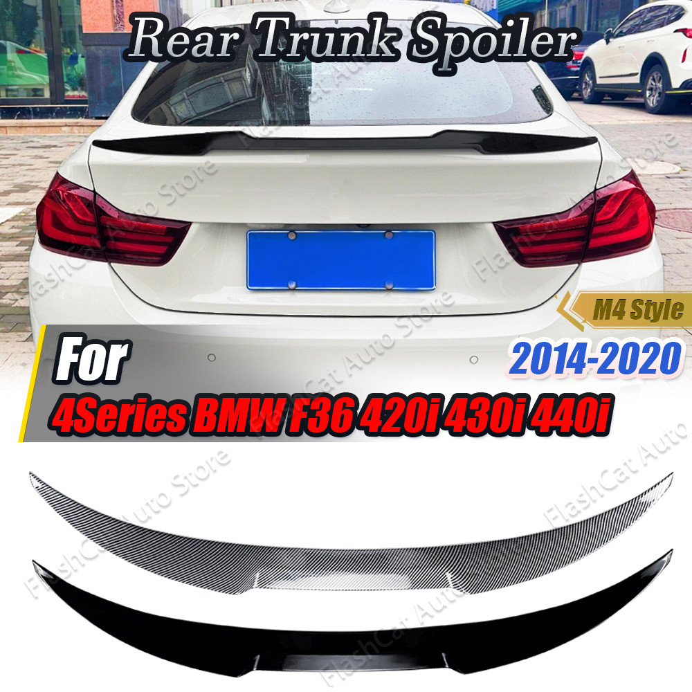 F36 Rear Tail Trunk Spoiler Roof Wing Exterior BodyKit For BMW F36 4 ...