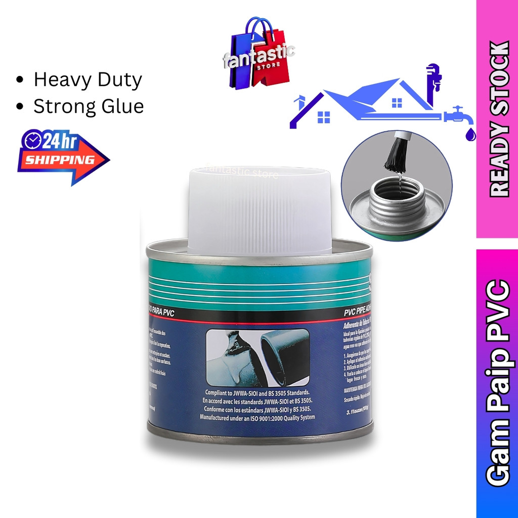 【𝗦𝗵𝗼𝗽𝗲𝗲 𝗖𝗵𝗼𝗶𝗰𝗲】Gam Paip Bocor Kalis Air PVC Solvent Cement Pipe Glue ...